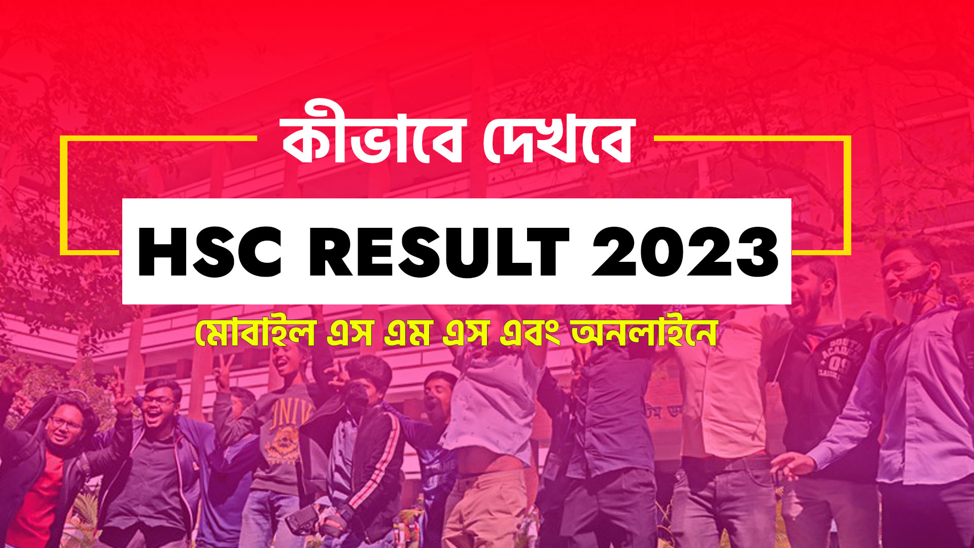 ঘরে বসে যেভাবে জানা যাবে HSC Result 2023 - Damian Dreamers